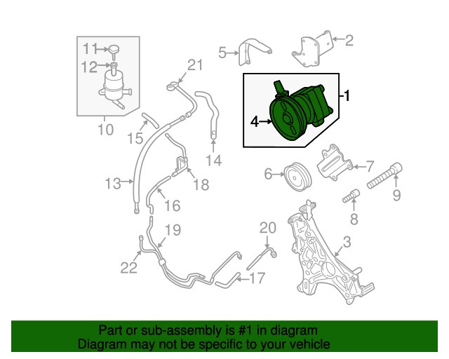 MR418626 Насос ГУР Pajero Mitsubishi | Запчасти на DRIVE2