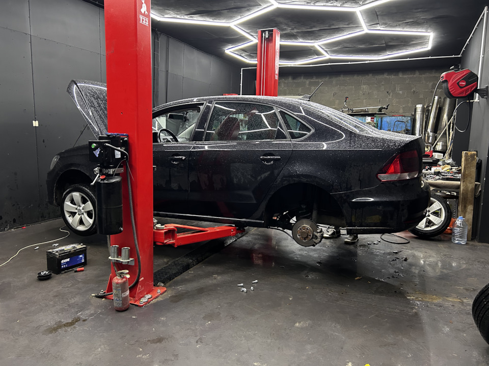Классика занижения. Минус ППД + Lesjöfors 4295053 — Volkswagen Polo ...