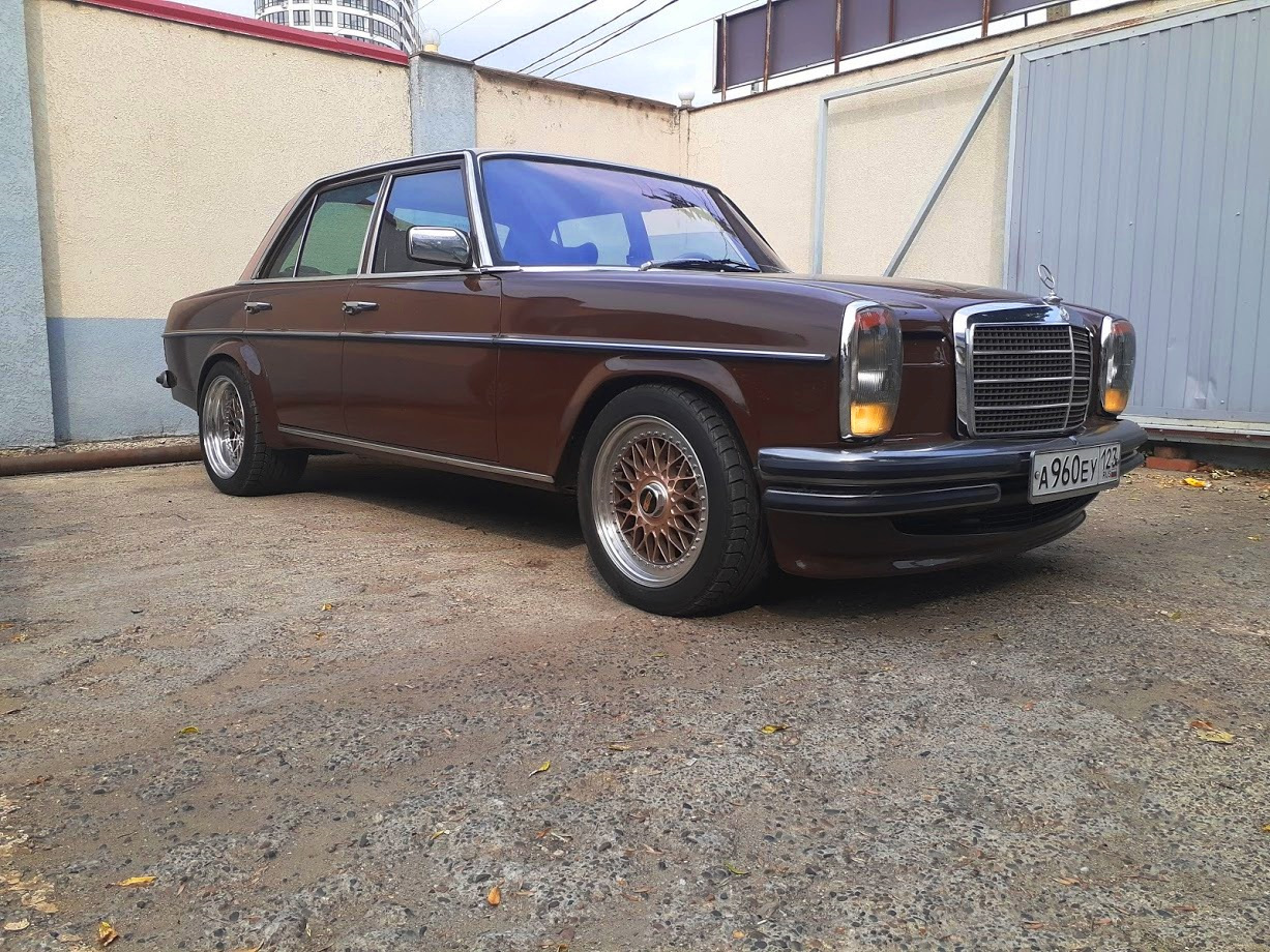 Обновил вид своего ретро -BBS custom — Mercedes-Benz W114, 3 л, 1974 года | колёсные диски | DRIVE2