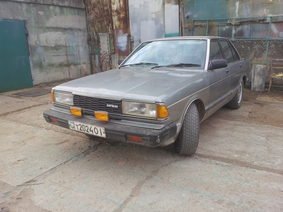 старик на увереном ходу — Datsun Bluebird (910), 1,6 л, 1982 года ...