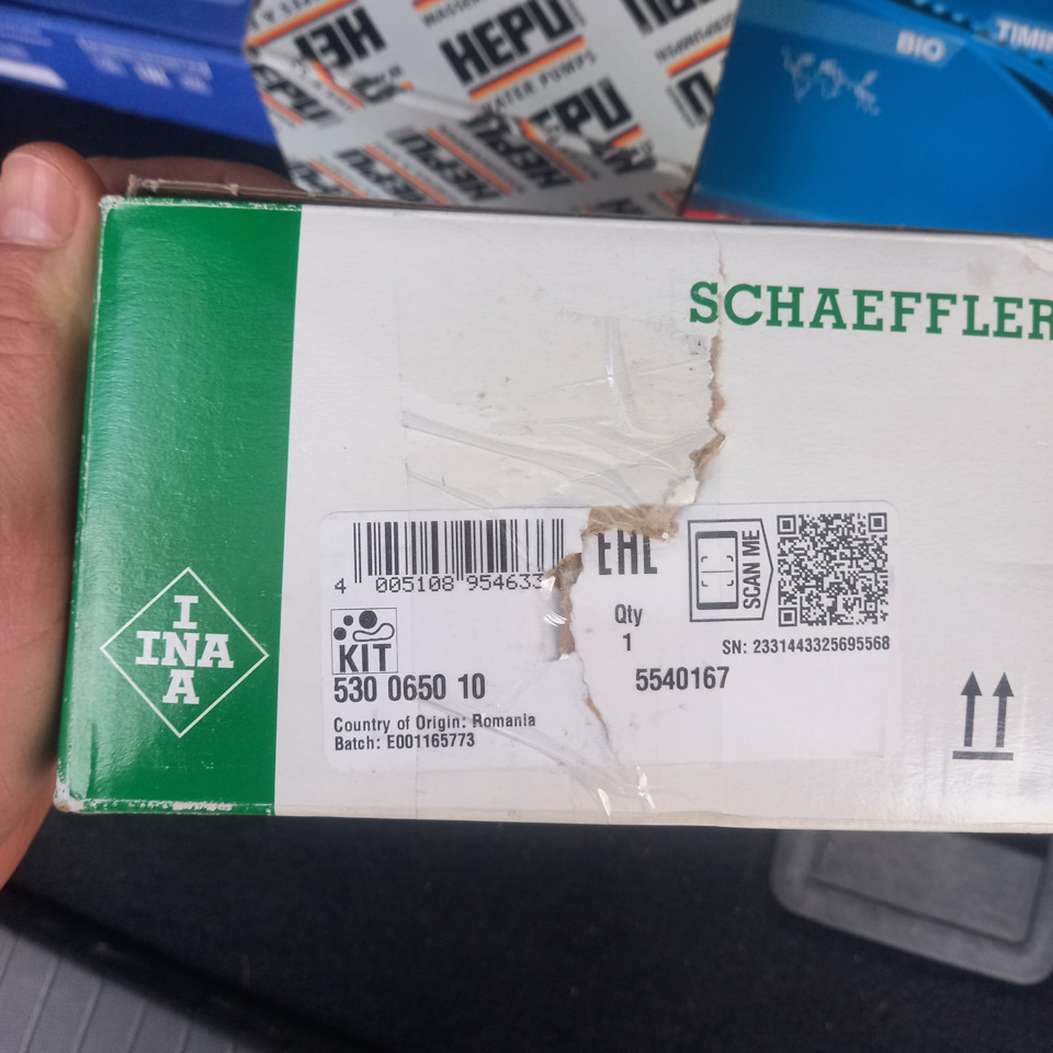 530065010 Комплект ремня ГРМ INA | Запчасти на DRIVE2