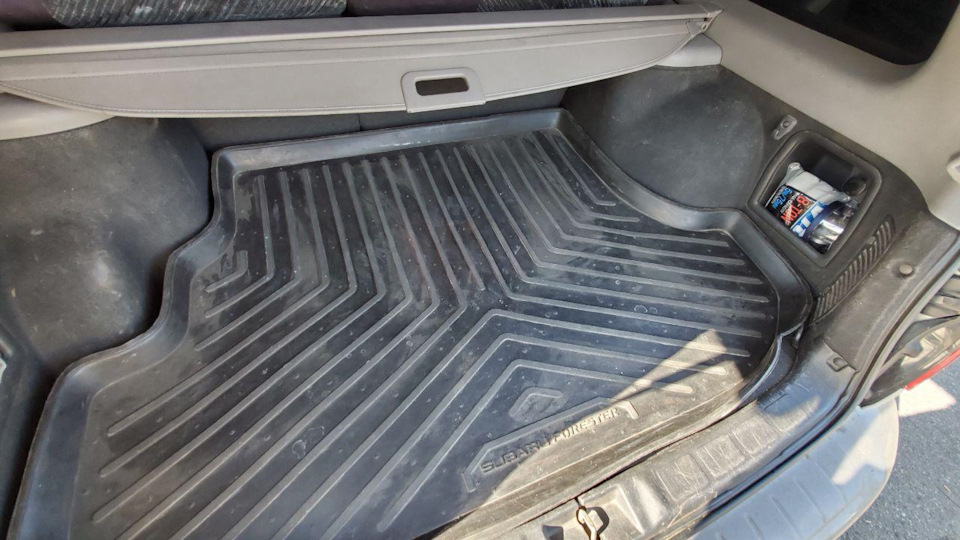 Коврик в багажник — Subaru Forester (SF), 2 л, 2001 года | аксессуары ...