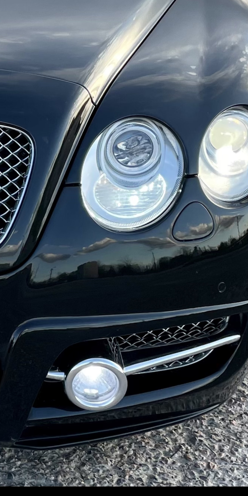 Новая оптика в туманки — Bentley Continental GT (1G), 6 л, 2008 года ...
