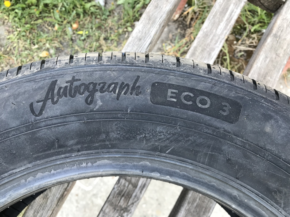 Новая летняя резина IKON TYRES Autograph ECO3, заводской брак или особенность метода ...