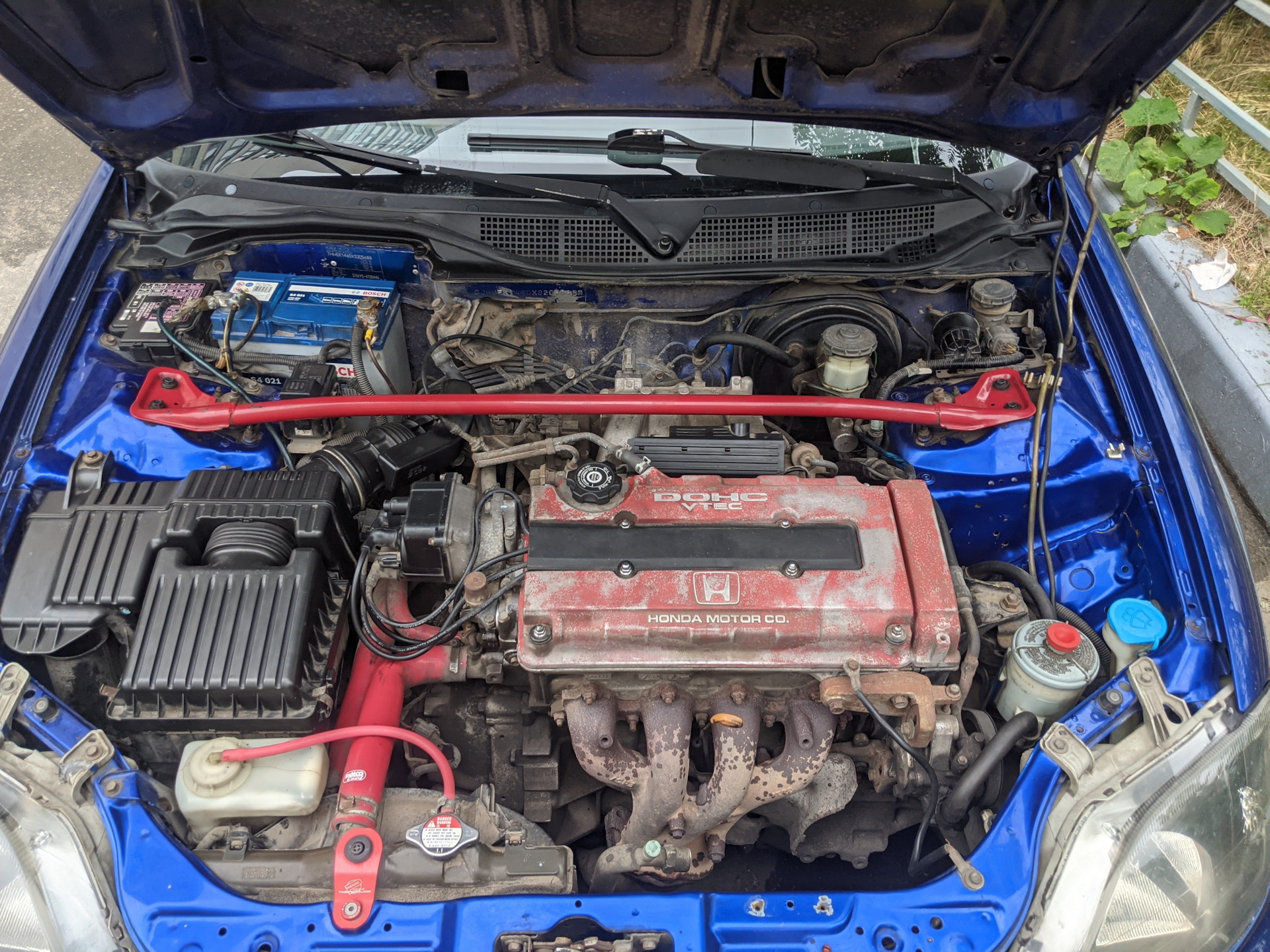 Замена масла B18C4 — Honda Civic Hatchback (6G), 2 л, 1999 года ...