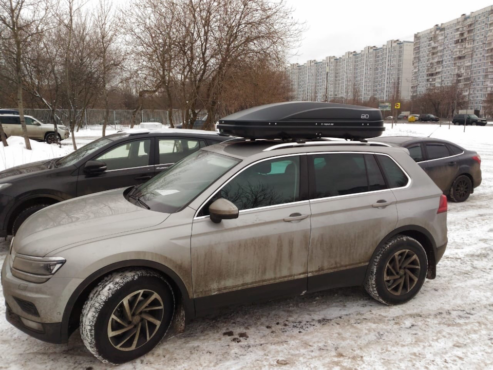 Автобокс на крышу Volkswagen Tiguan — Евродеталь на DRIVE2