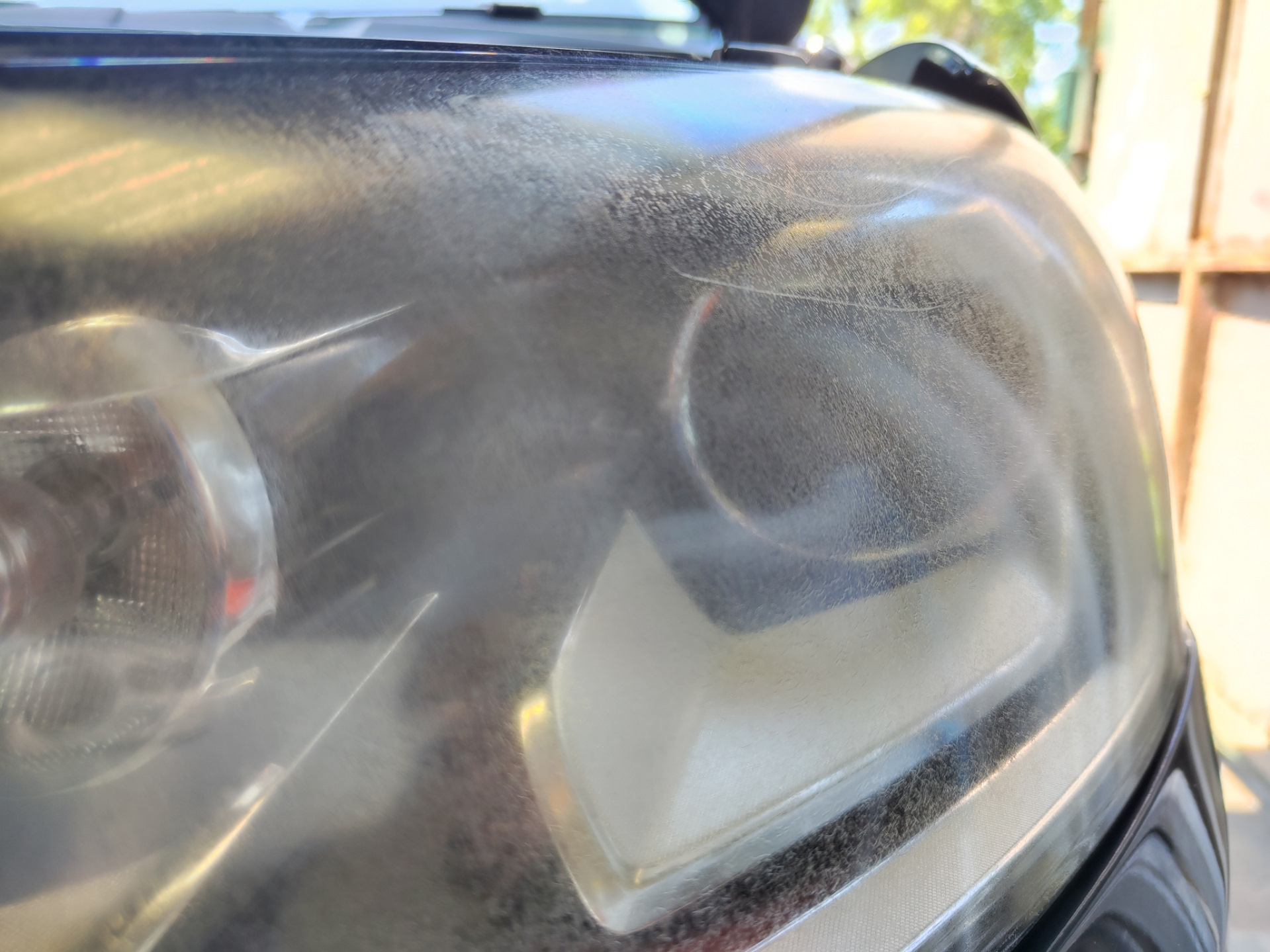 Полировка фар. — Volkswagen Passat Variant (B7), 1,4 л, 2012 года ...