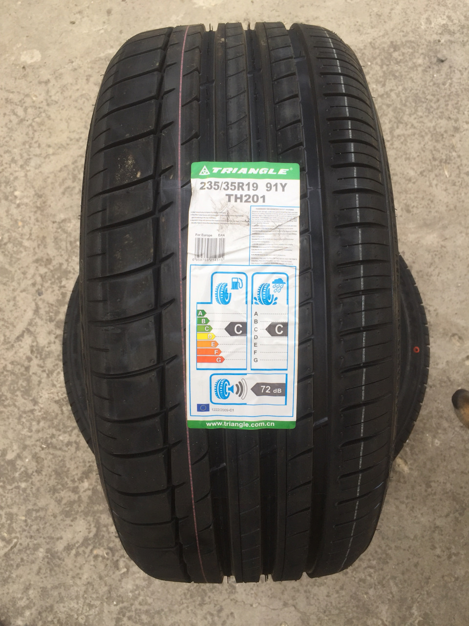 2. ️Покупка резины Triangle TH 201 235/35/19. — Volkswagen Passat CC, 1,8 л, 2011 года ...