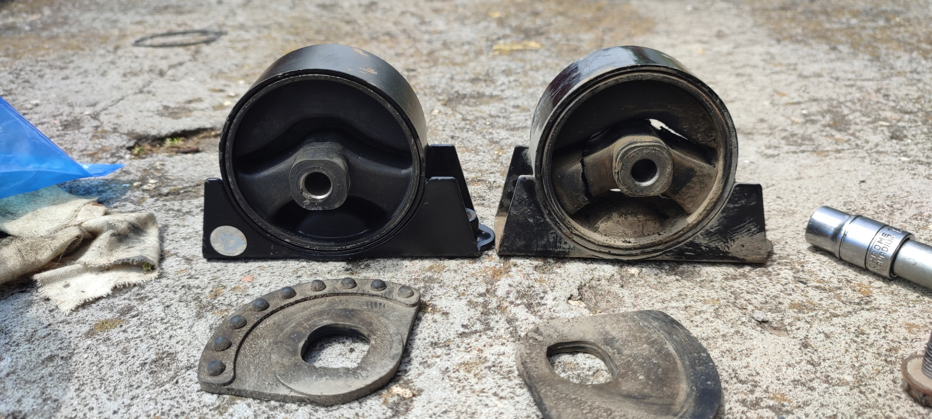 Замена подушек ДВС перед и зад. — Geely Emgrand X7, 2 л, 2014 года ...