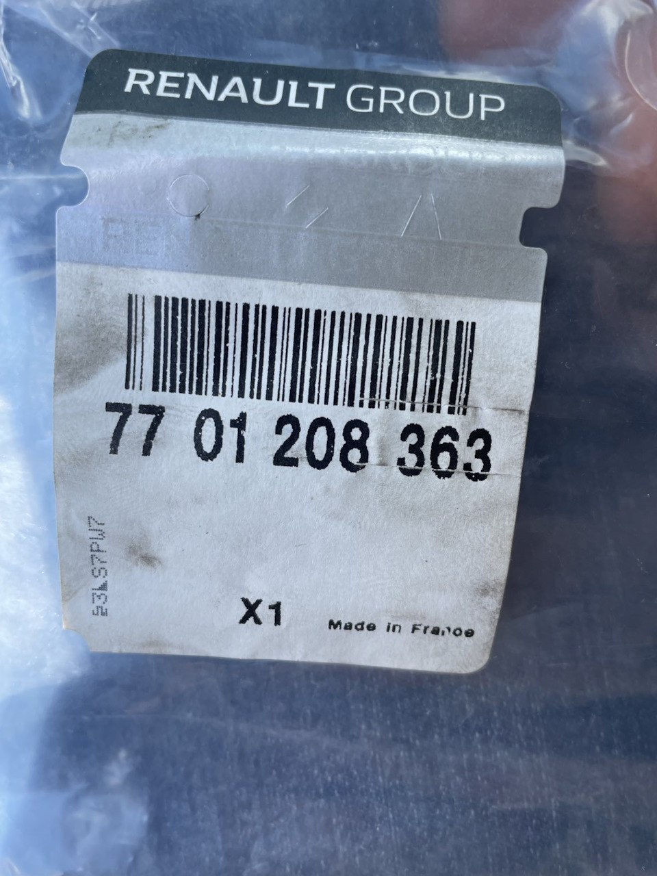 7701208363 Комплект кольцевых уплотнений RENAULT | Запчасти на DRIVE2