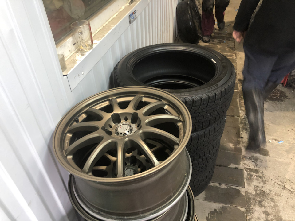 Эпопея с дисками закончилась. Work Emotion — Honda Integra Type R (DC5 ...