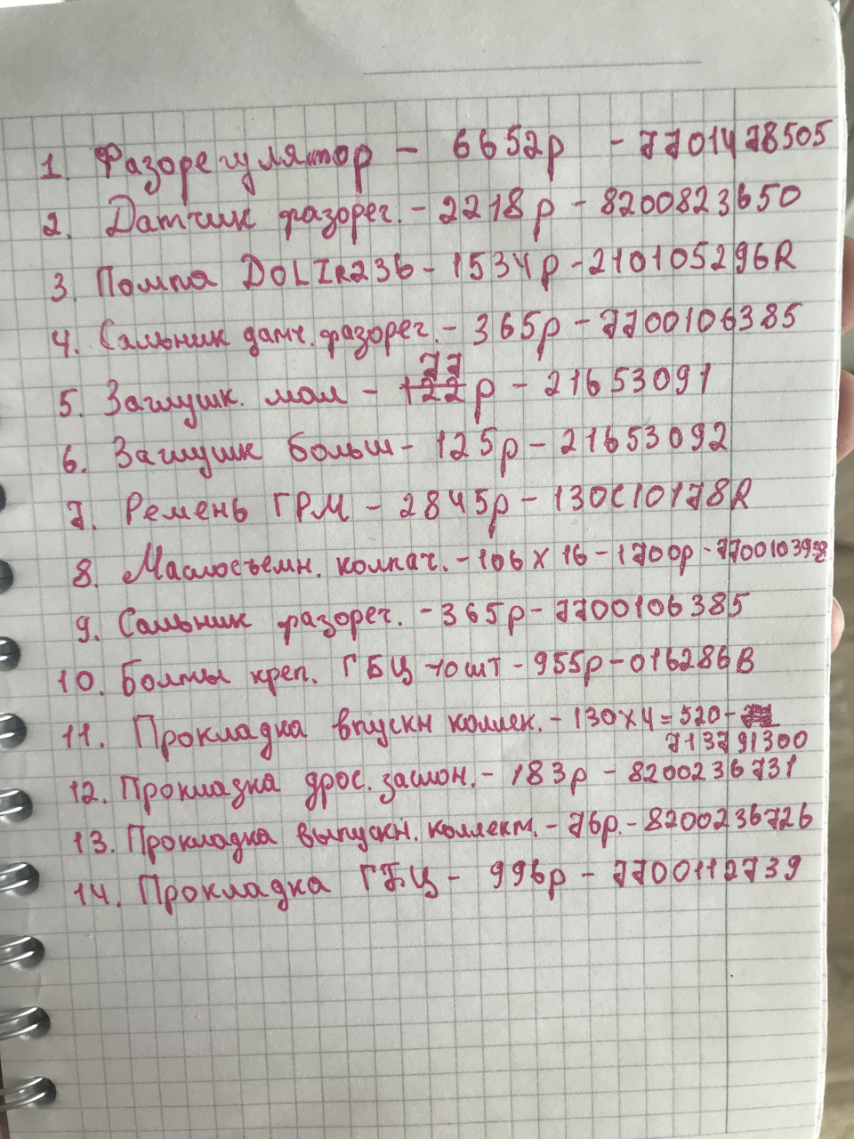 Обрыв ГРМ 2 — Renault Megane II, 1,6 л, 2006 года | запчасти | DRIVE2