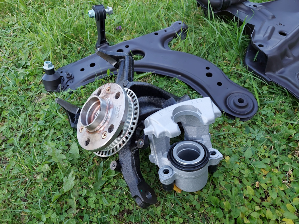 Передняя подвеска, глобальный ребилд, ТО — Volkswagen Bora, 1,6 л ...