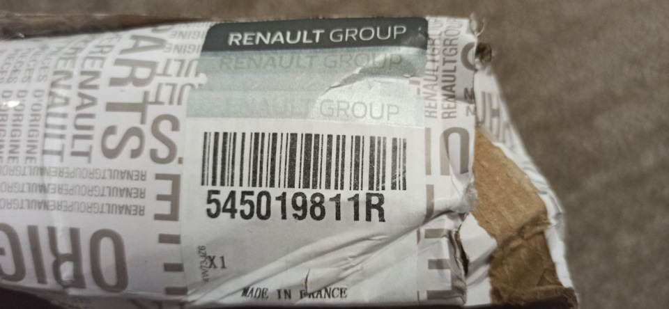 545019811R Рычаг ниж пер л RENAULT | Запчасти на DRIVE2