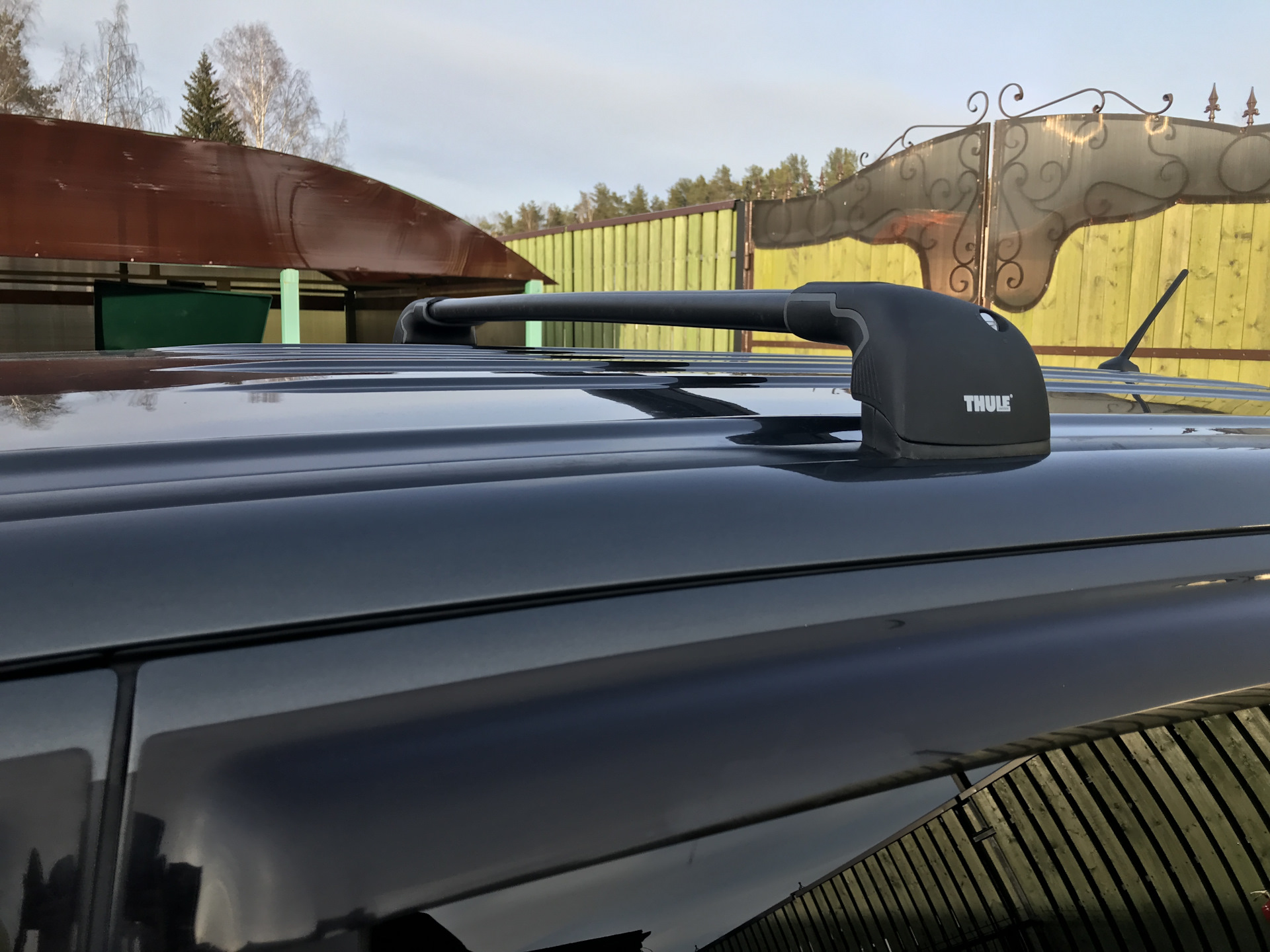 Установка багажника Thule без рейлингов — Mitsubishi Outlander (3G), 2 ...