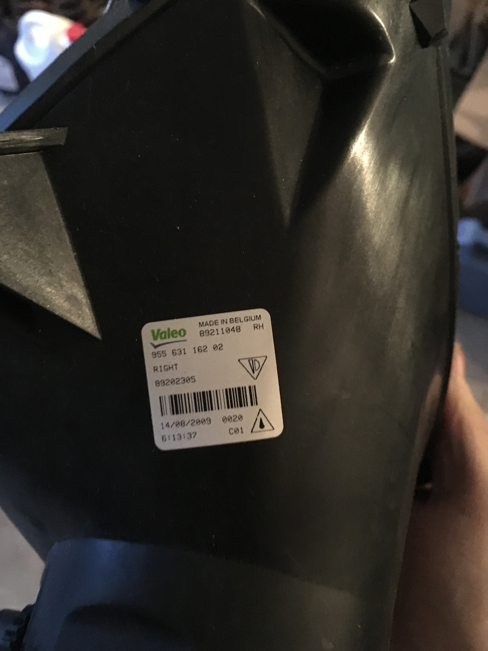 95563116202 Туманка PORSCHE CAYENNE 02-06 RH ST-448-2003R VAG ...