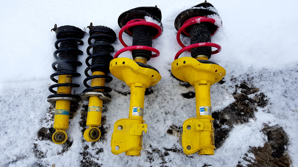 Bilstein B6 + STI — Subaru Legacy (BL/BP), 2 л, 2006 года | своими руками | DRIVE2