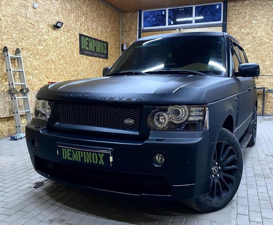 The Black Matte ! — Land Rover Range Rover (3G), 3 л, 2004 года ...