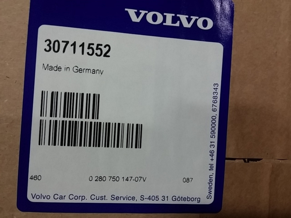 30711552 Дроссельная заслонка Volvo | Запчасти на DRIVE2