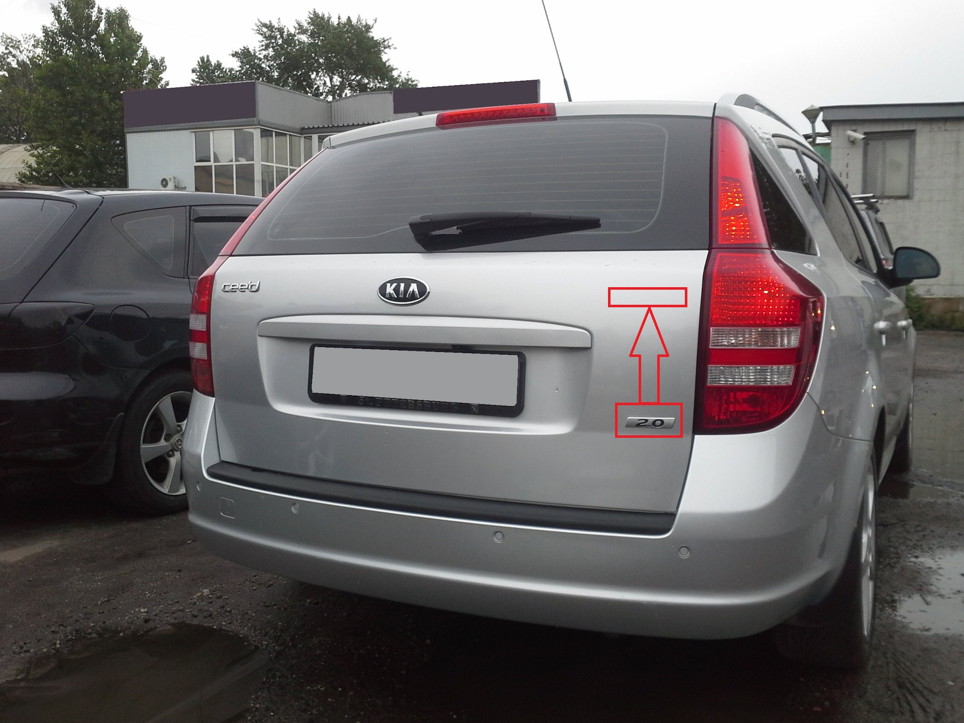 Новые эмблемы . шильдик . — KIA Ceed (1G), 2 л, 2011 года | кузовной ...