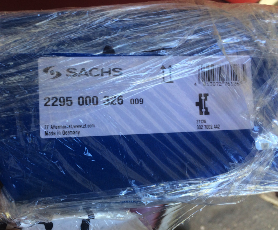 2295000326 Маховик SACHS | Запчасти на DRIVE2