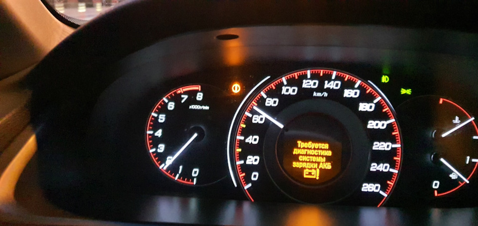 Датчик заряда акб(по отзывной компании) — Honda Accord (9G), 2,4 л ...