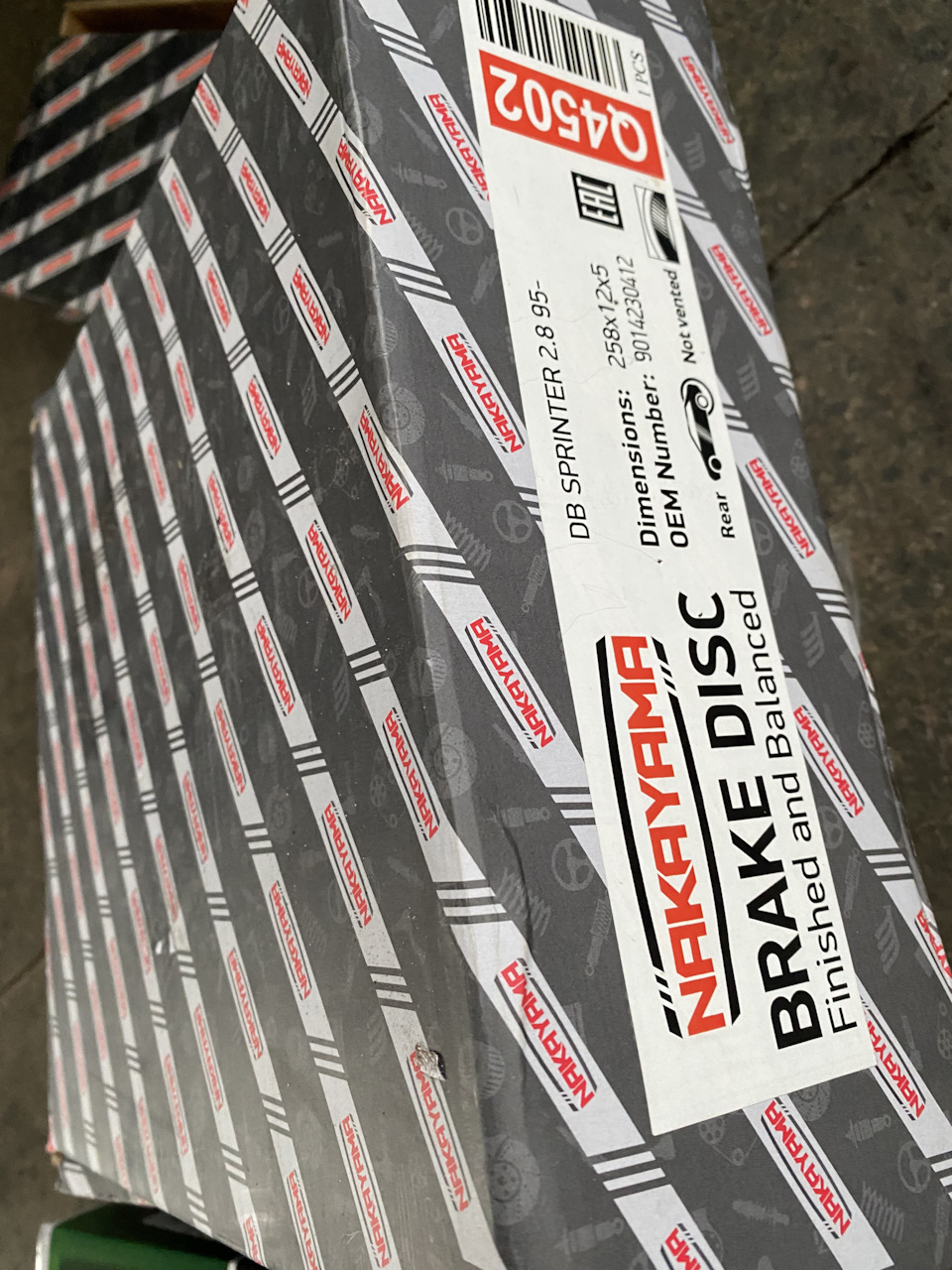 A9014230412 Тормозной диск с покрытием PRO. Задняя ось MERCEDES ...