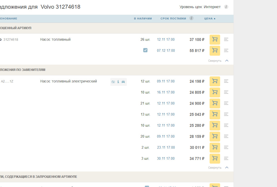 31274618 Топливный насос Volvo | Запчасти на DRIVE2