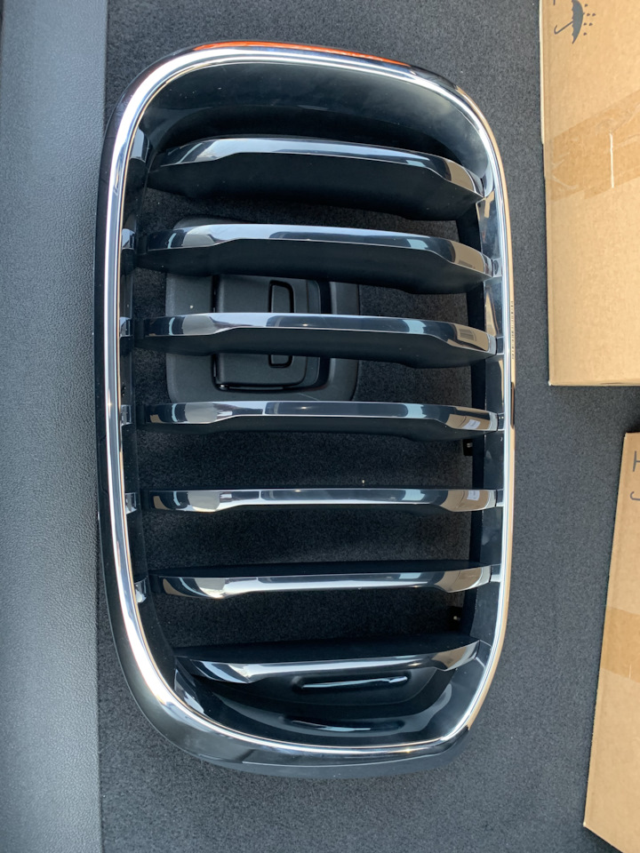 51138469960 Решетка радиатора G01 / G02 полностью черная BMW | Запчасти ...