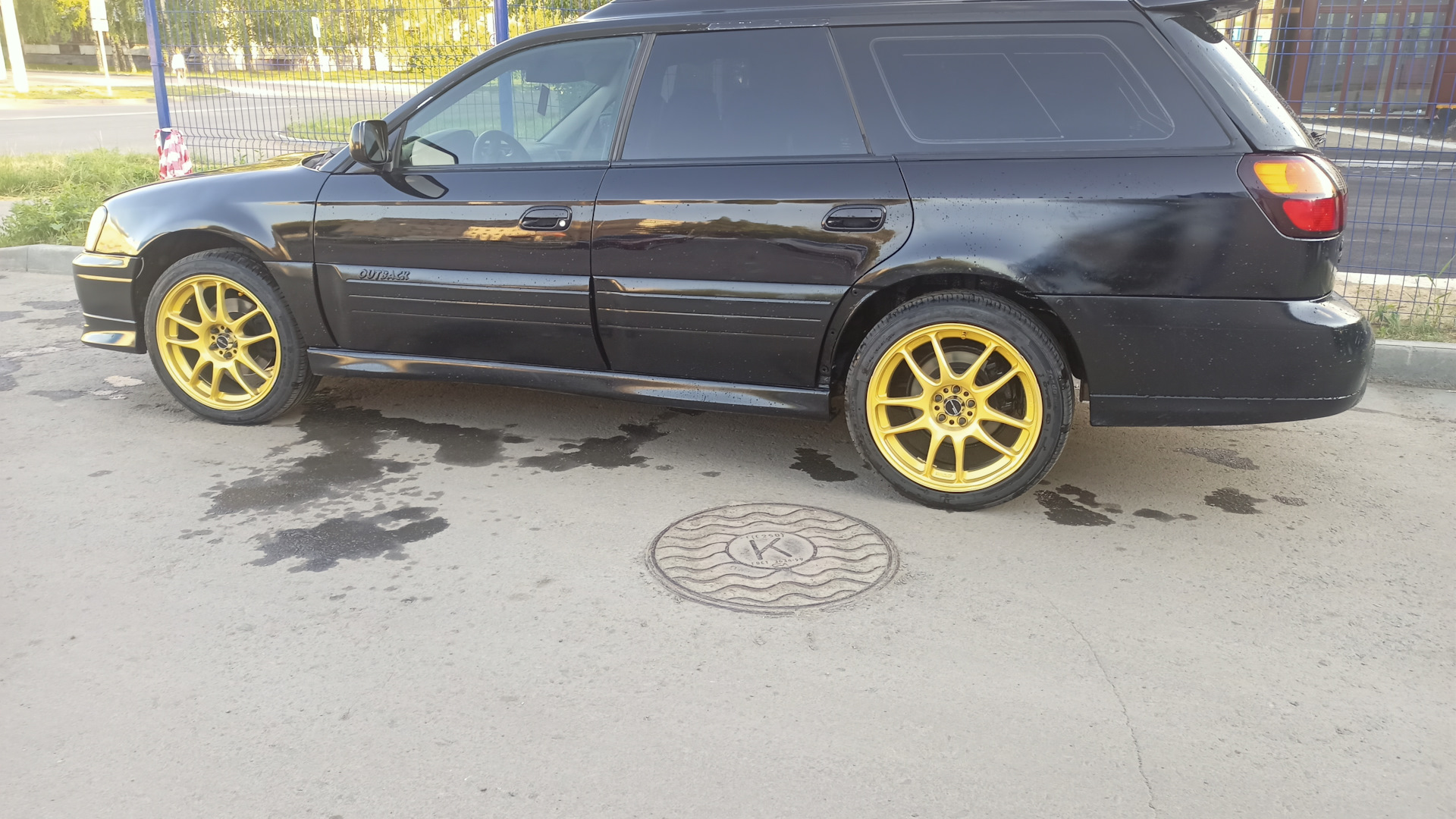 Work Emotion CR-Kai R18 на Outback BH — Subaru Outback (BH), 2,5 л ...