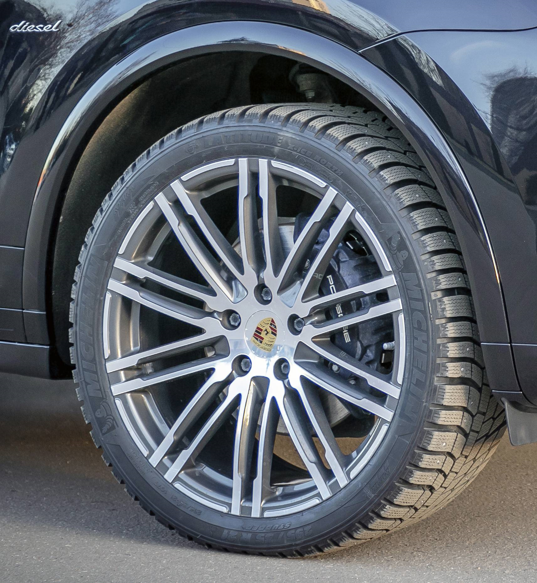 Декоративная крышка диска — Porsche Cayenne (2G) 958, 3 л, 2015 года ...