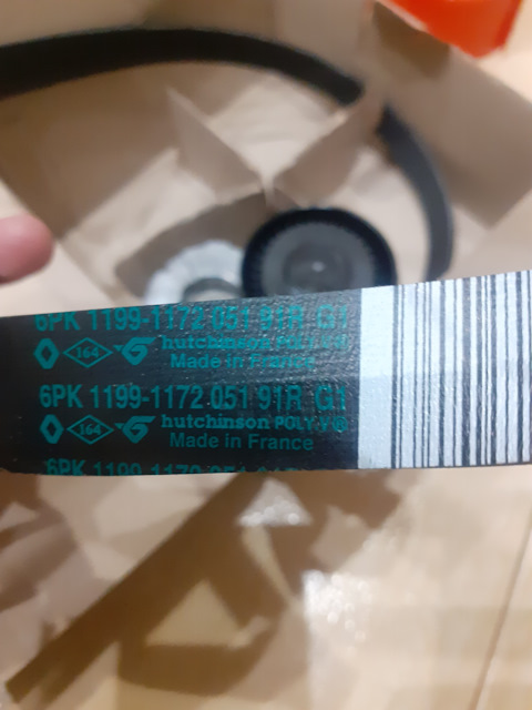 117205191R Ремень поликлиновой RENAULT | Запчасти на DRIVE2