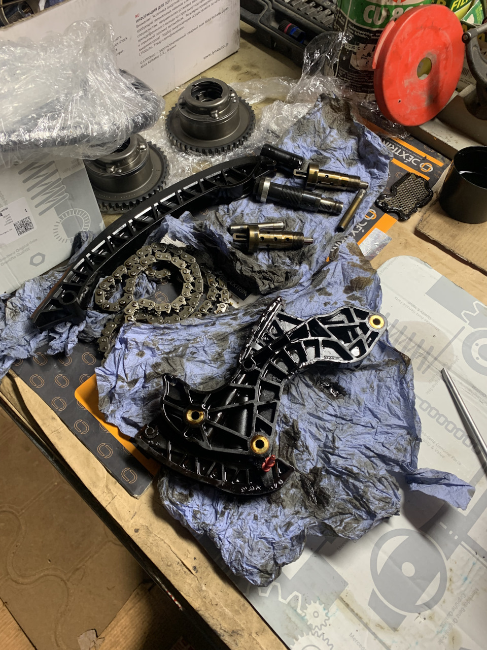 Смена ГРМ, Фазовращателей, Натяжителя ланчестера (балансировочных валов ...