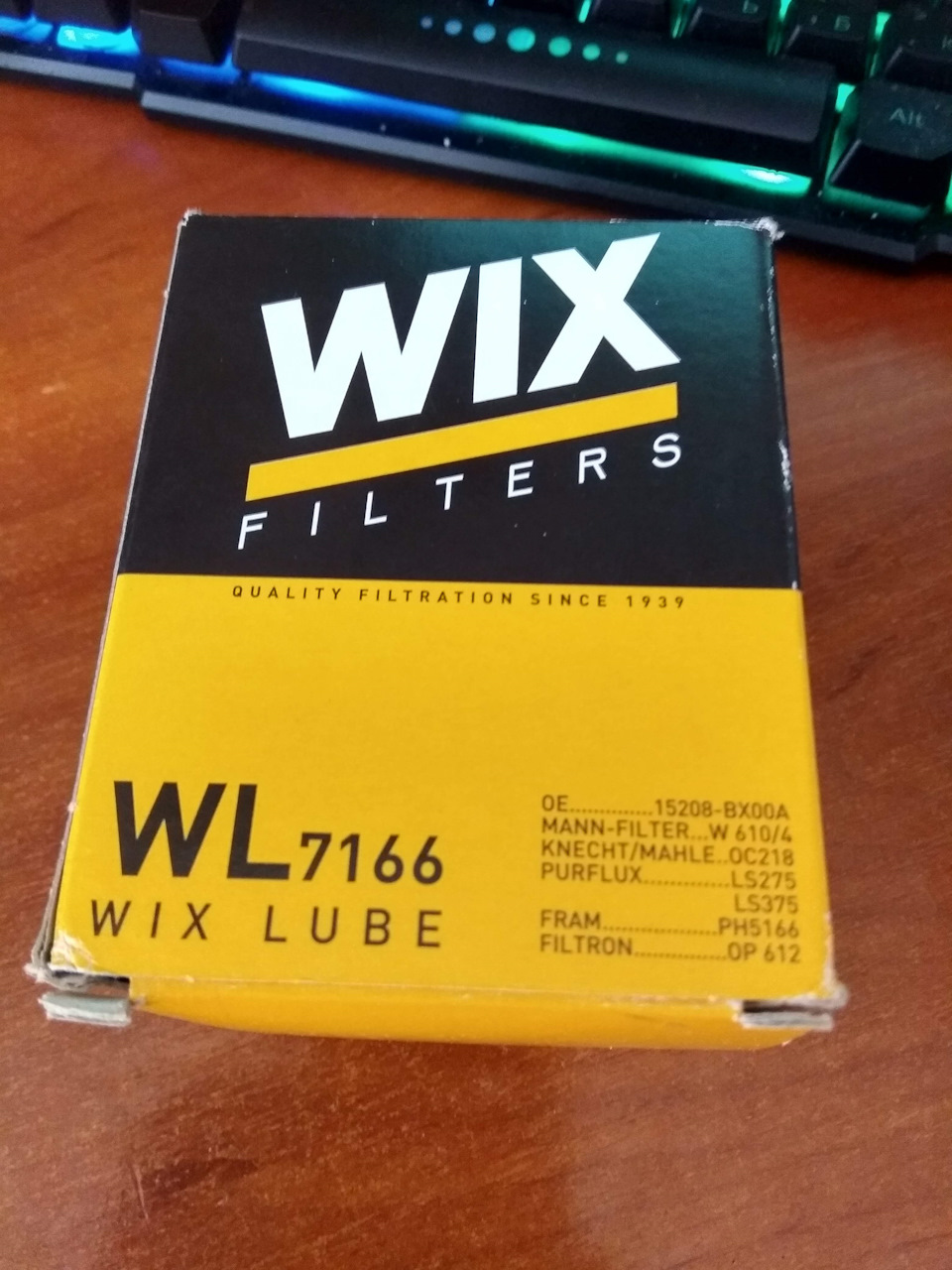 WIX WL7166 — Nissan Primera Wagon (W10), 2 л, 1991 года | запчасти | DRIVE2