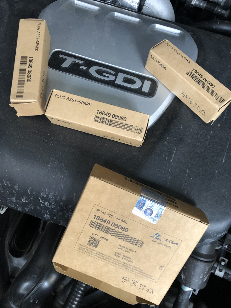 1884908080 Свечи зажигания KIA HYUNDAI | Запчасти на DRIVE2