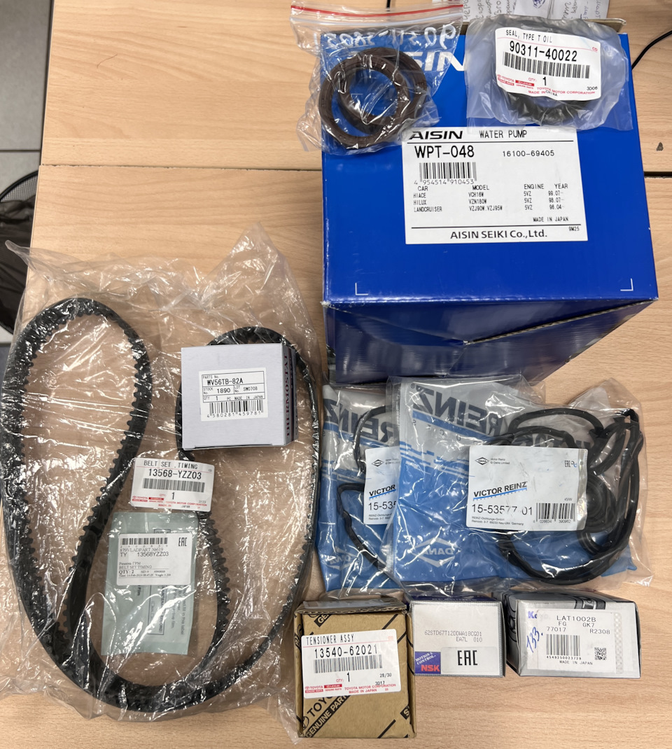 ГРМ и все к нему — Toyota Hilux Surf (3G), 3,4 л, 1999 года | запчасти ...