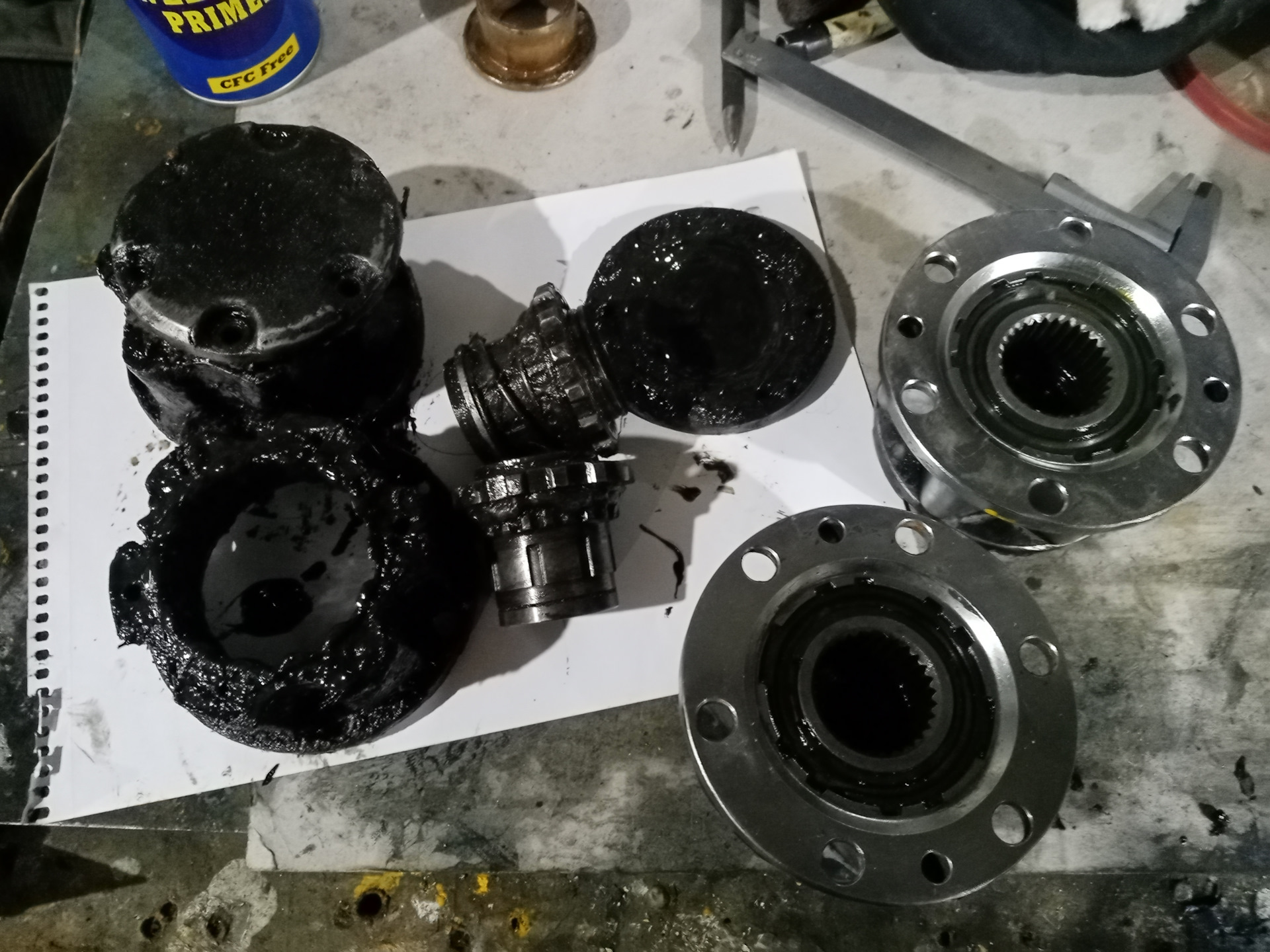 Хаб механический Toyota Hilux, 4Runner — Toyota Hilux Surf (1G), 2 л ...