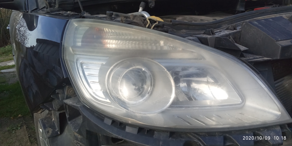 Полировка фар по дешману — Renault Scenic II, 1,5 л, 2008 года | своими ...