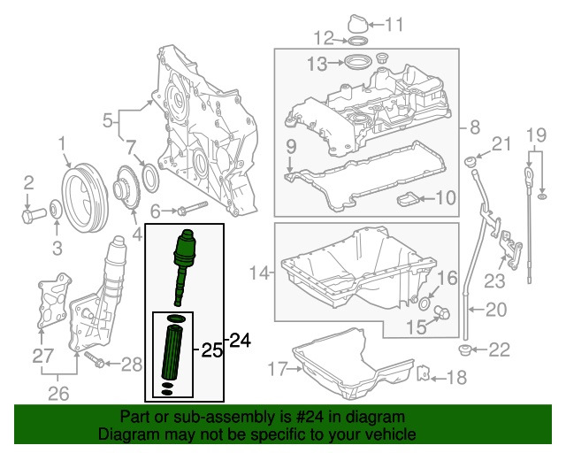 A2711800338 Корпус фильтра масляного Mercedes | Запчасти на DRIVE2