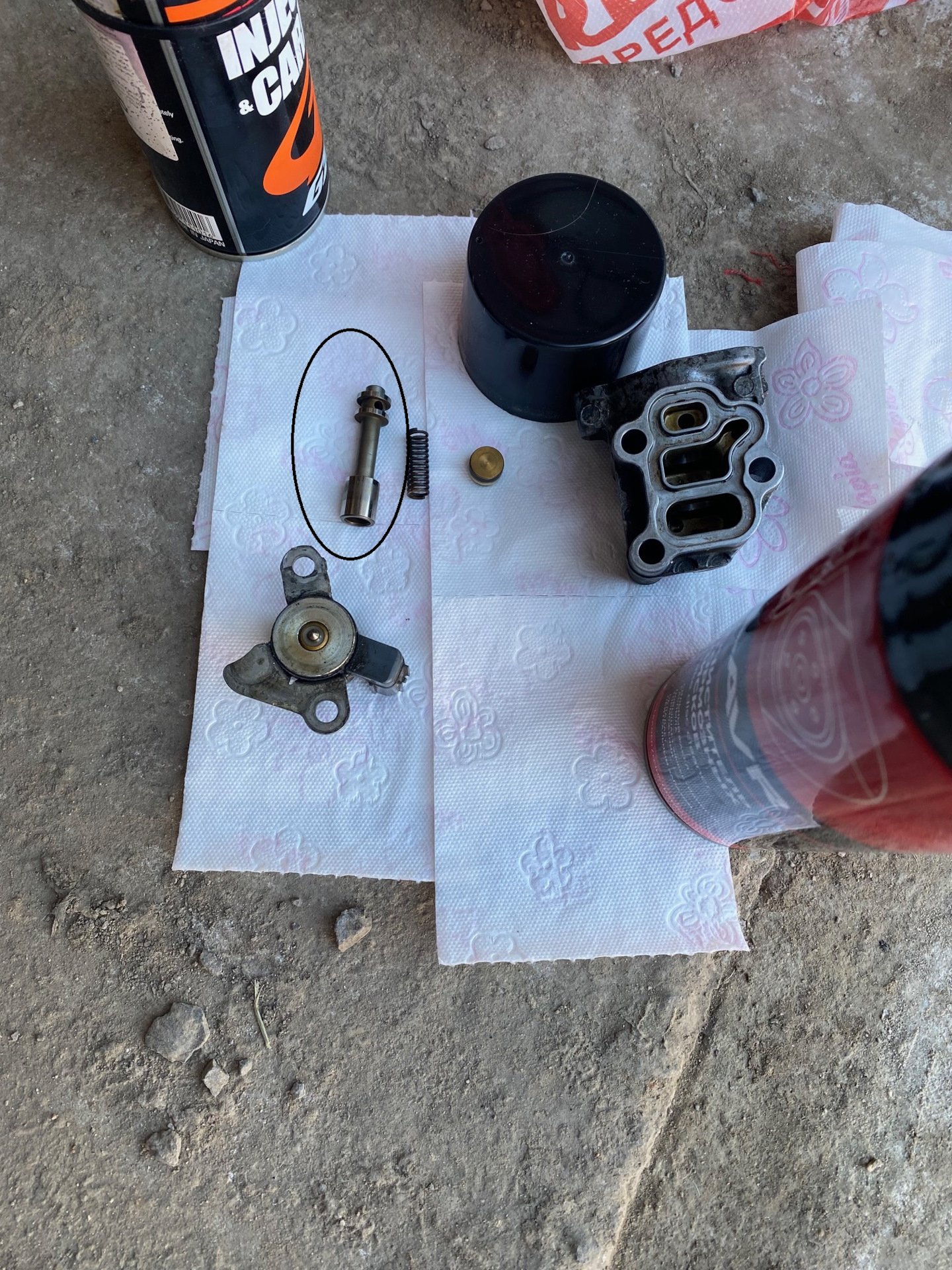 Чистка клапана VTEC, ошибки p2646, p2647 — Honda CR-V (RE), 2,4 л, 2008 ...