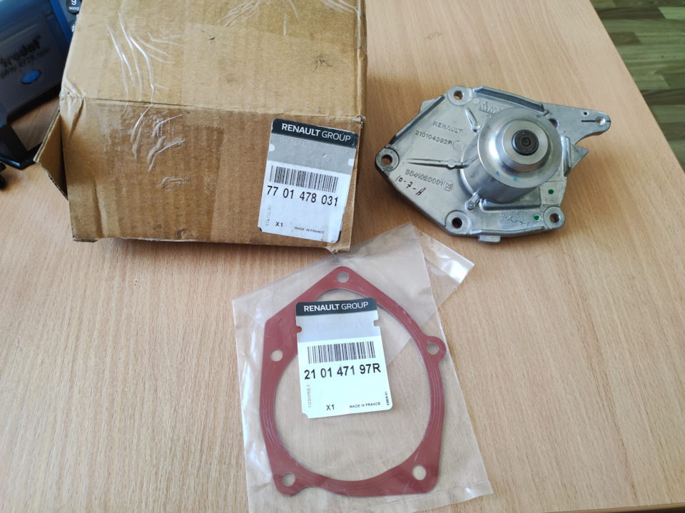7701478031 Насос системы охл двигателя RENAULT | Запчасти на DRIVE2
