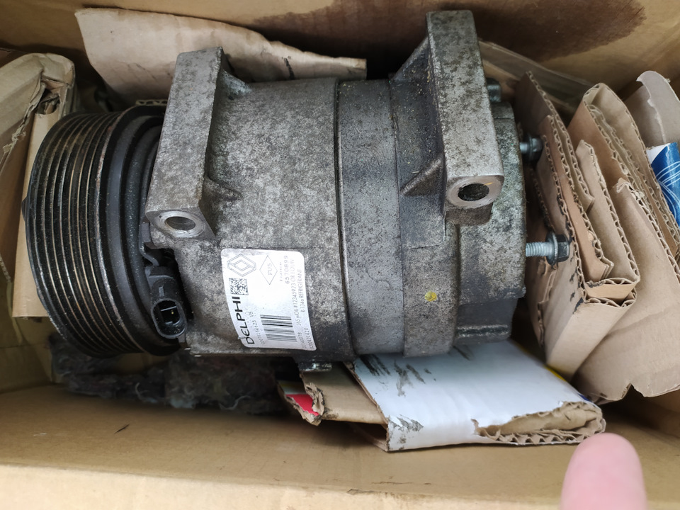 Ремонт кондиционера 3-я серия — Renault Laguna II, 2 л, 2007 года ...