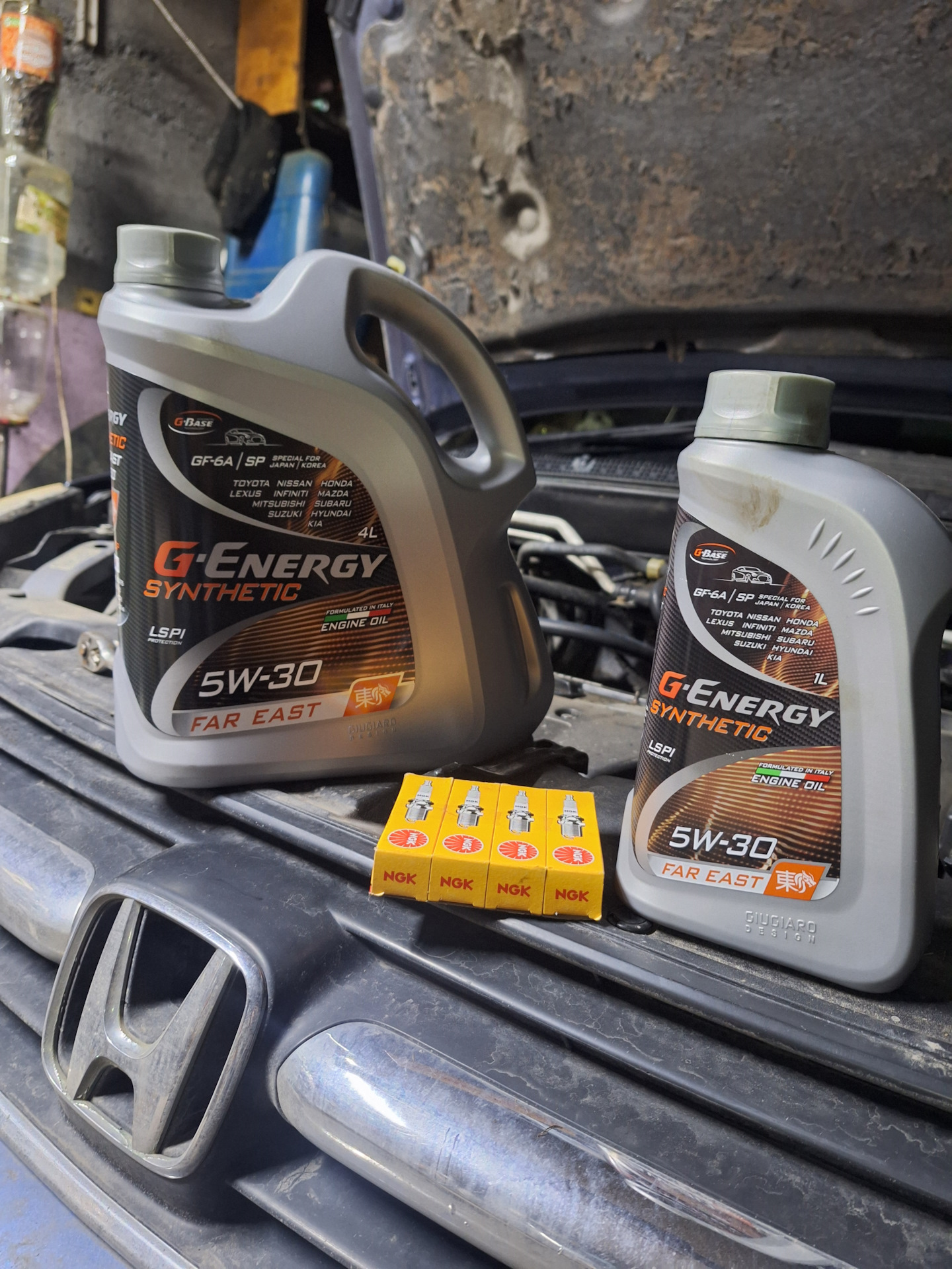 Замена масла и свечей — Honda CR-V (RD4/RD5/RD6/RD7), 2 л, 2003 года | плановое ТО | DRIVE2