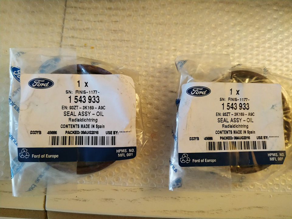 93ZT3K169A9C Уплотняющее кольцо, дифференциал Ford | Запчасти на DRIVE2