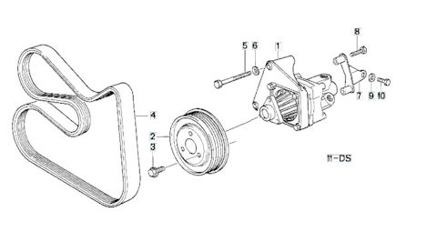 32411137952 Оборотный насос гидроусилителя рул. упр. BMW | Запчасти на ...