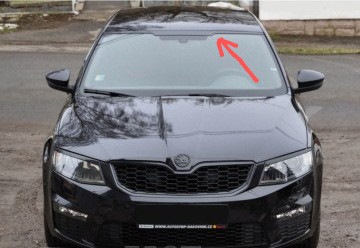 Защита кромки крыши над лобовым стеклом. — Skoda Karoq, 1,4 л, 2021 ...