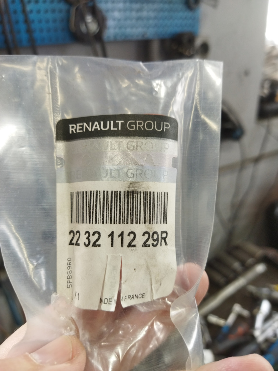 223211229R Трубка вакуумная контроля турбины RENAULT | Запчасти на DRIVE2
