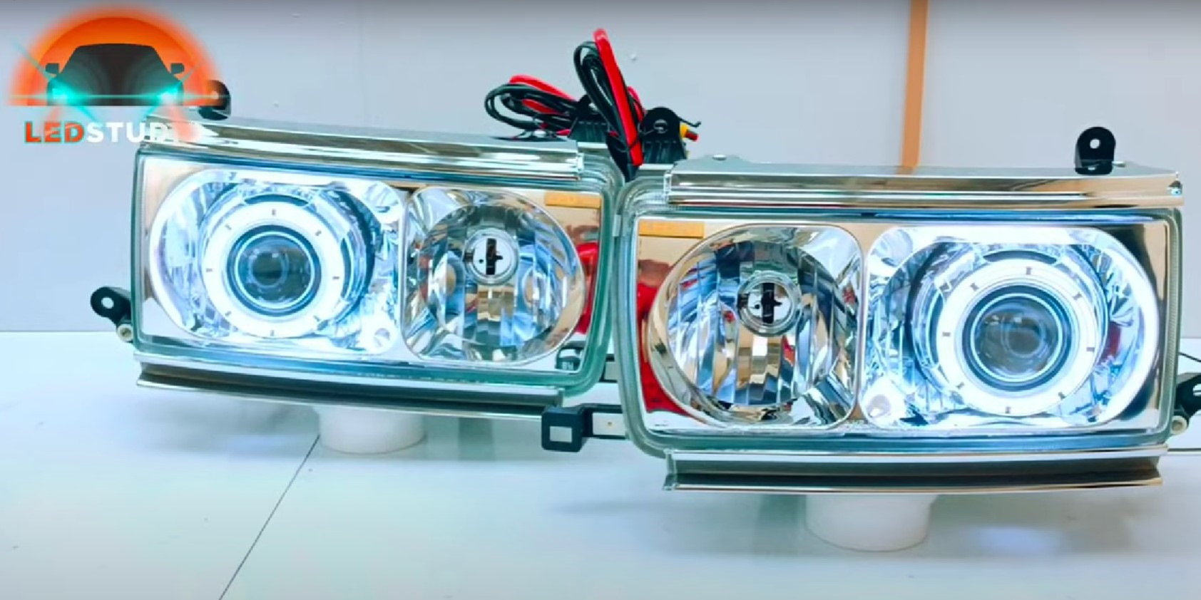 Toyota Land Cruiser 80. Варианты светодиодных фар. — Ledstudio на DRIVE2