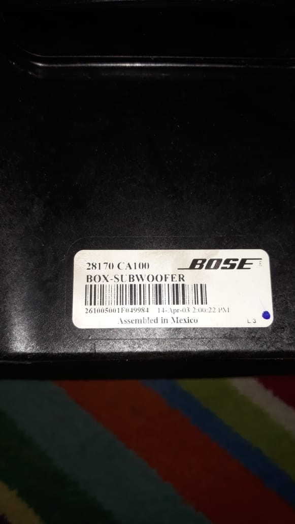 Сабвуфер bose — KIA Rio X-Line, 1,6 л, 2018 года | автозвук | DRIVE2