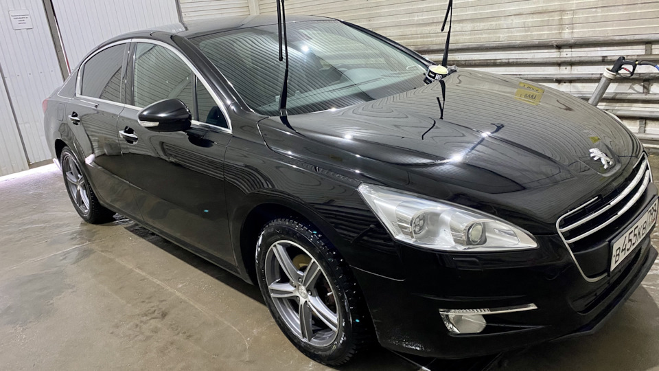 Переобулись и помылись — Peugeot 508 (1G), 1,6 л, 2012 года | колёсные диски | DRIVE2